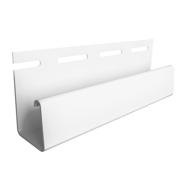 Профиль J18 Белый для сайдинга и фасадных панелей Docke купить недорого от производителя